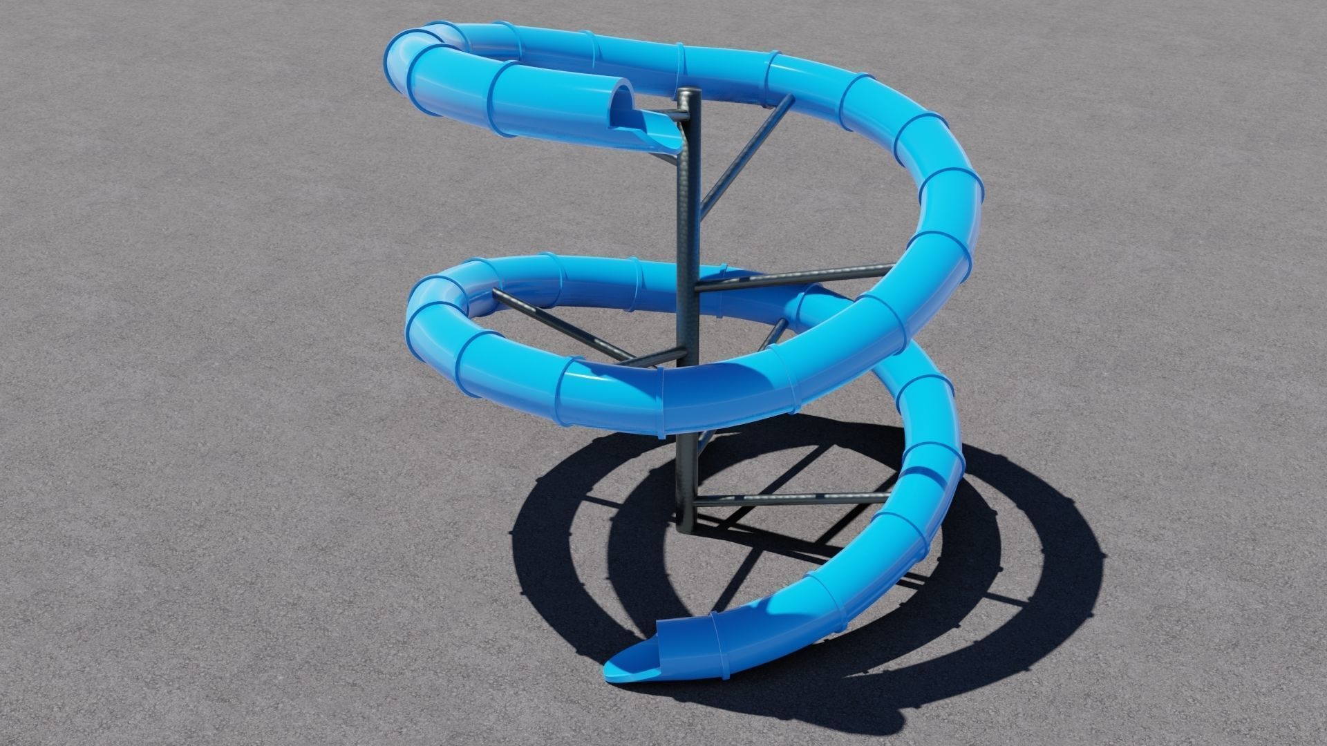 3D Model Collection Two Water Slides 3D models VR / AR / low-poly ...