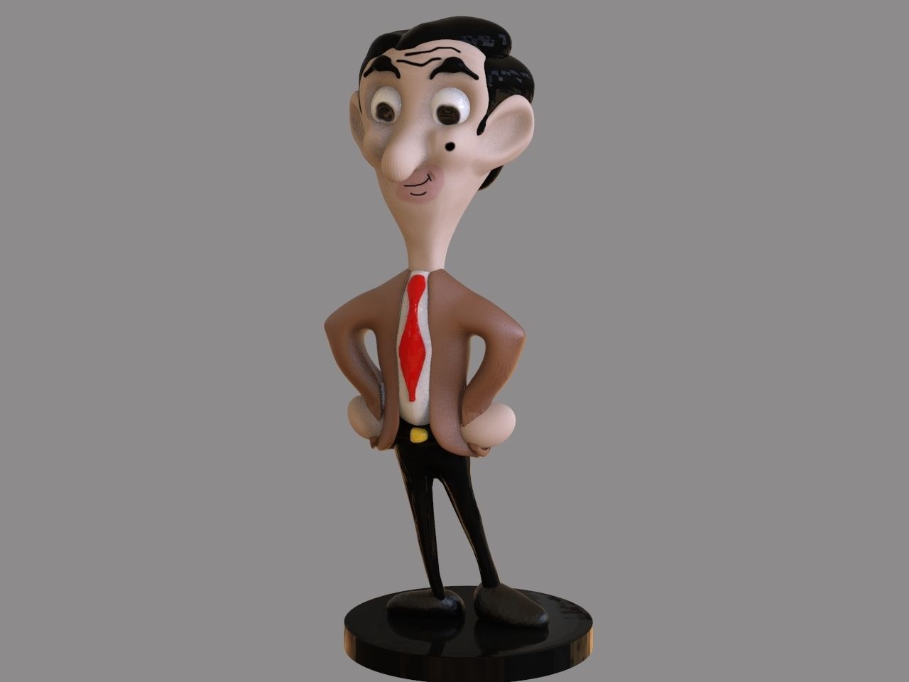 Mr Bean Toon 3D model 3D printable | CGTrader