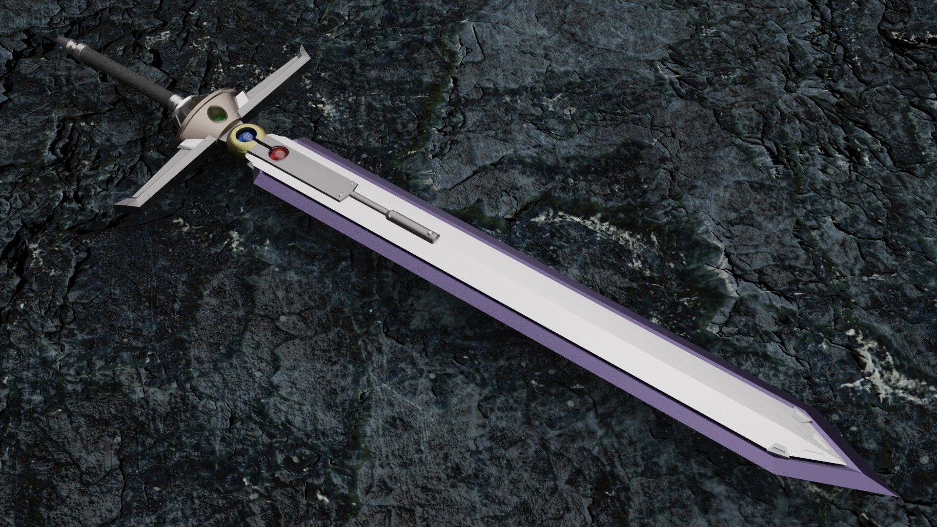 Mythril Saber - Final Fantasy 7 Remake 3D model | CGTrader
