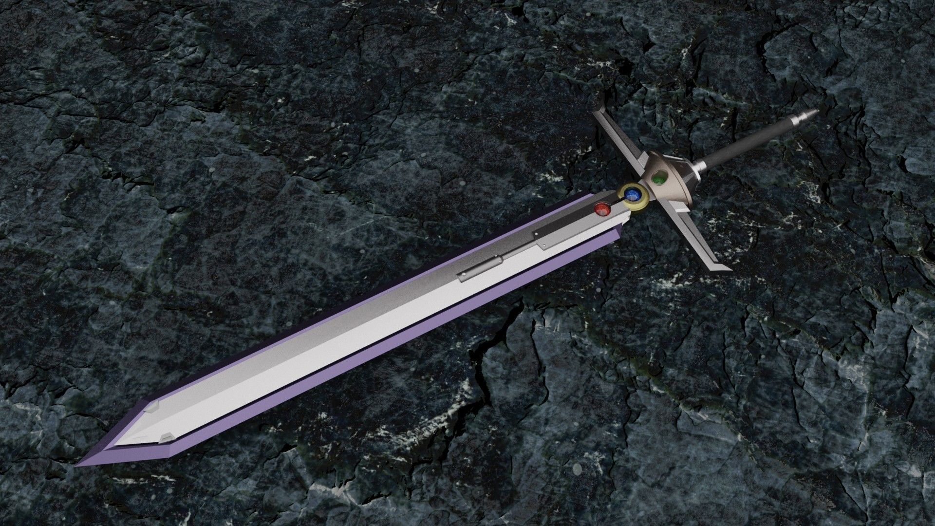 Mythril Saber - Final Fantasy 7 Remake 3D model | CGTrader