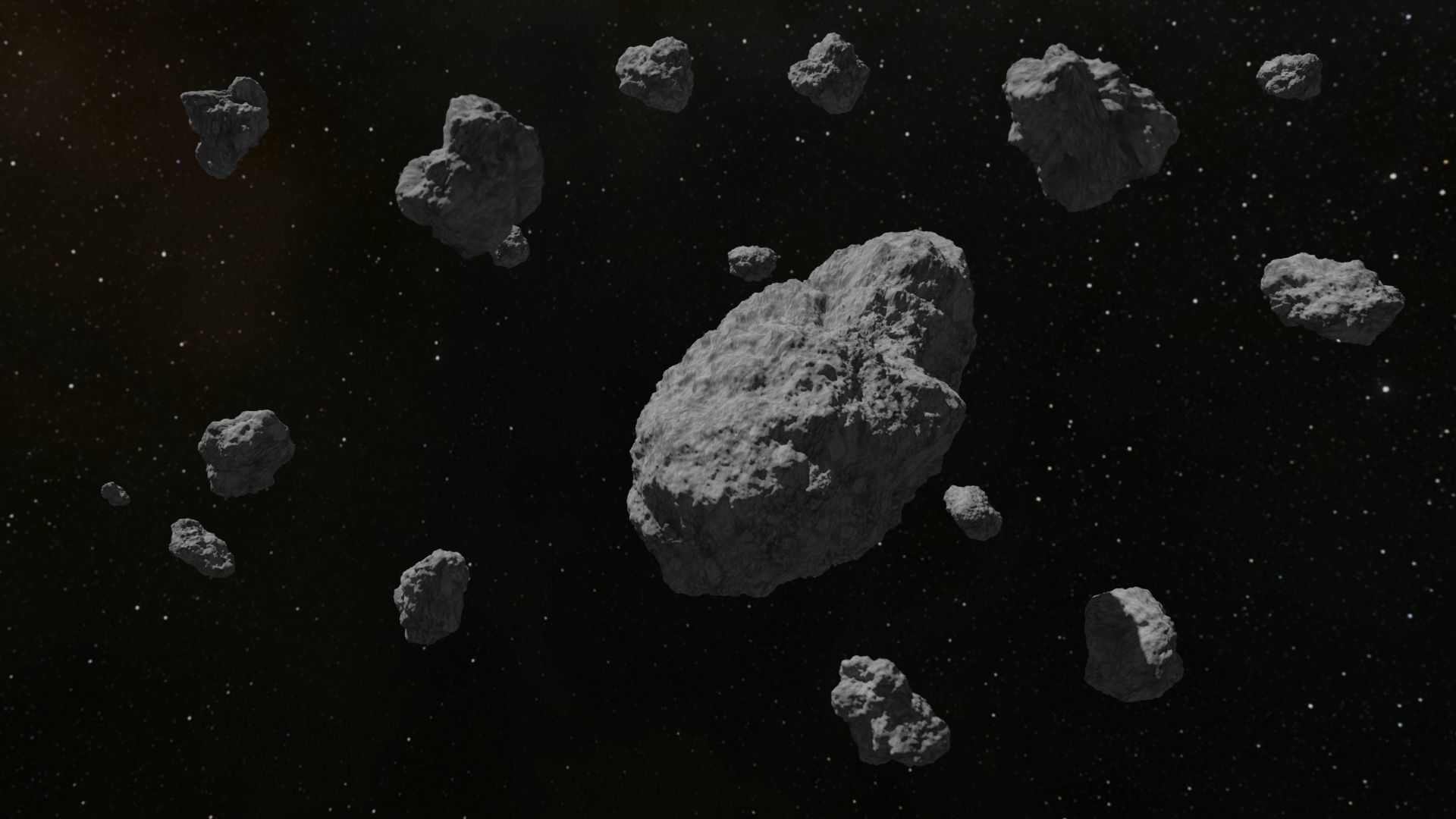 Asteroids 3D model | CGTrader