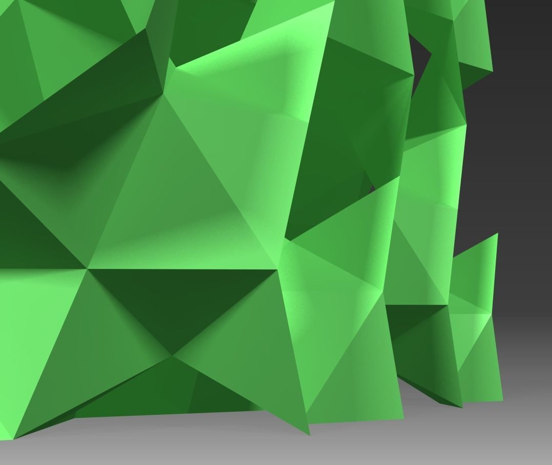 3D model GYROID lowpoly - surface sample VR / AR / low-poly | CGTrader