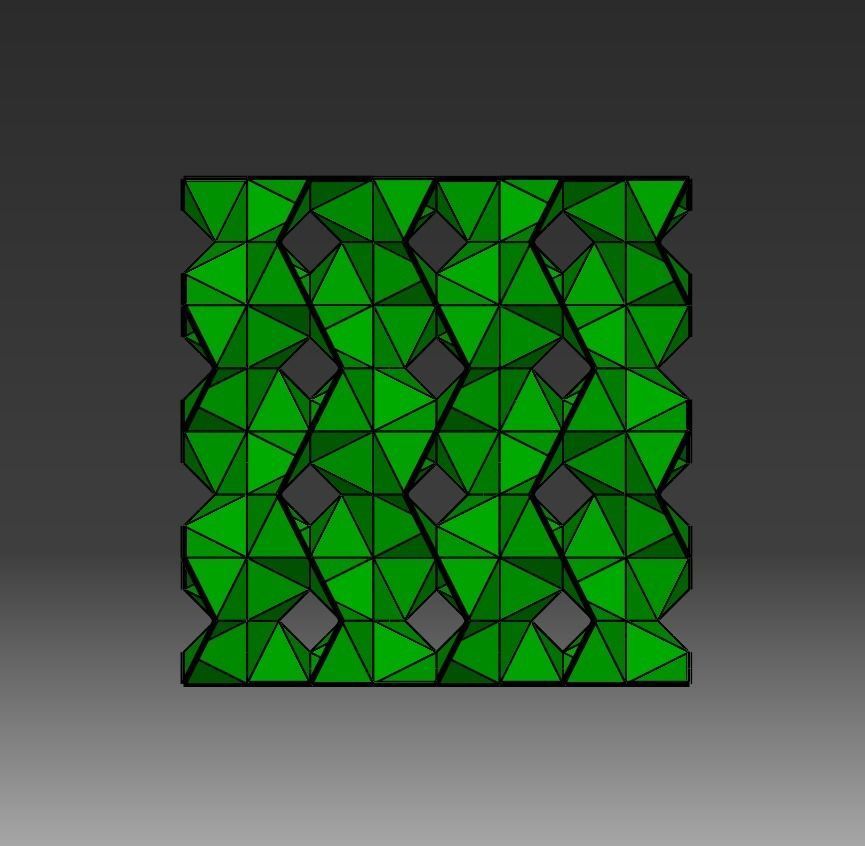 3D model GYROID lowpoly - surface sample VR / AR / low-poly | CGTrader