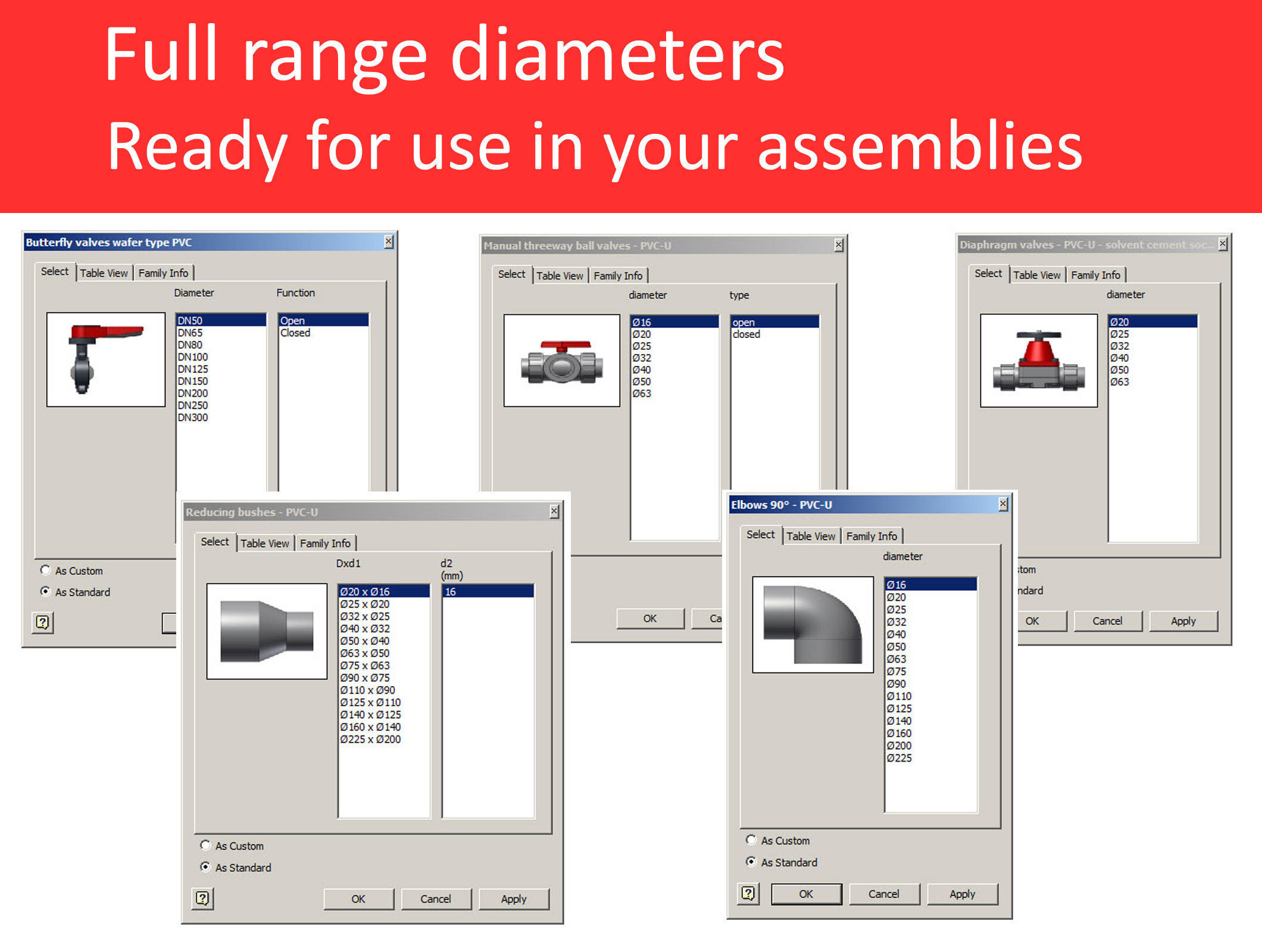 Autodesk Inventor CAD library - Piping No 3 3D model | CGTrader