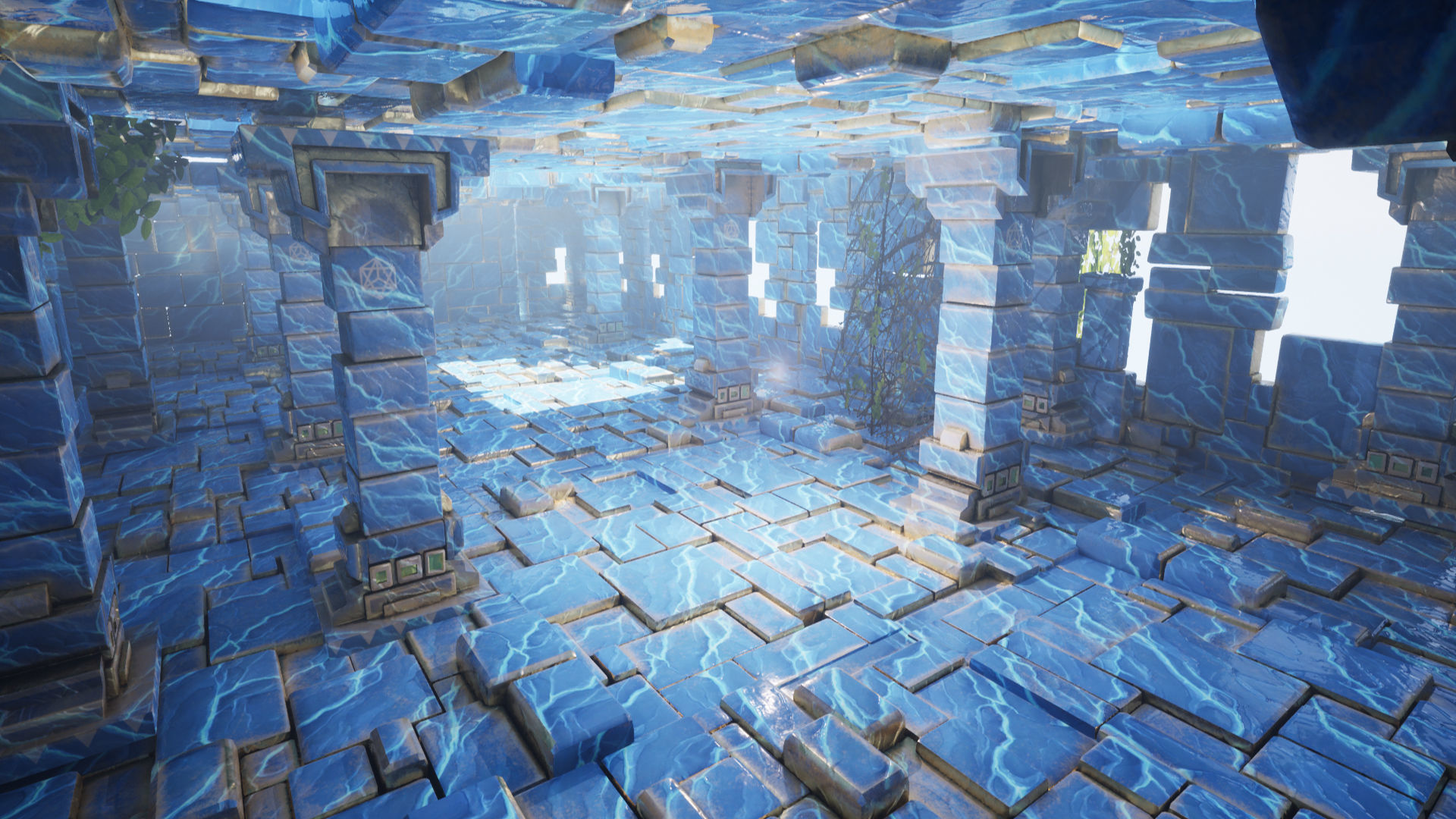 Modular Walls Fantasy free VR / AR / low-poly 3D model | CGTrader