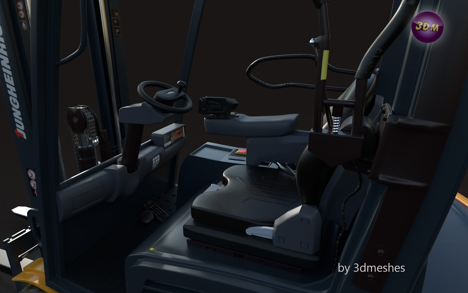 Jungheinrich EFG 320 Electro Forklift by 3D Meshes Berlin 3D model ...