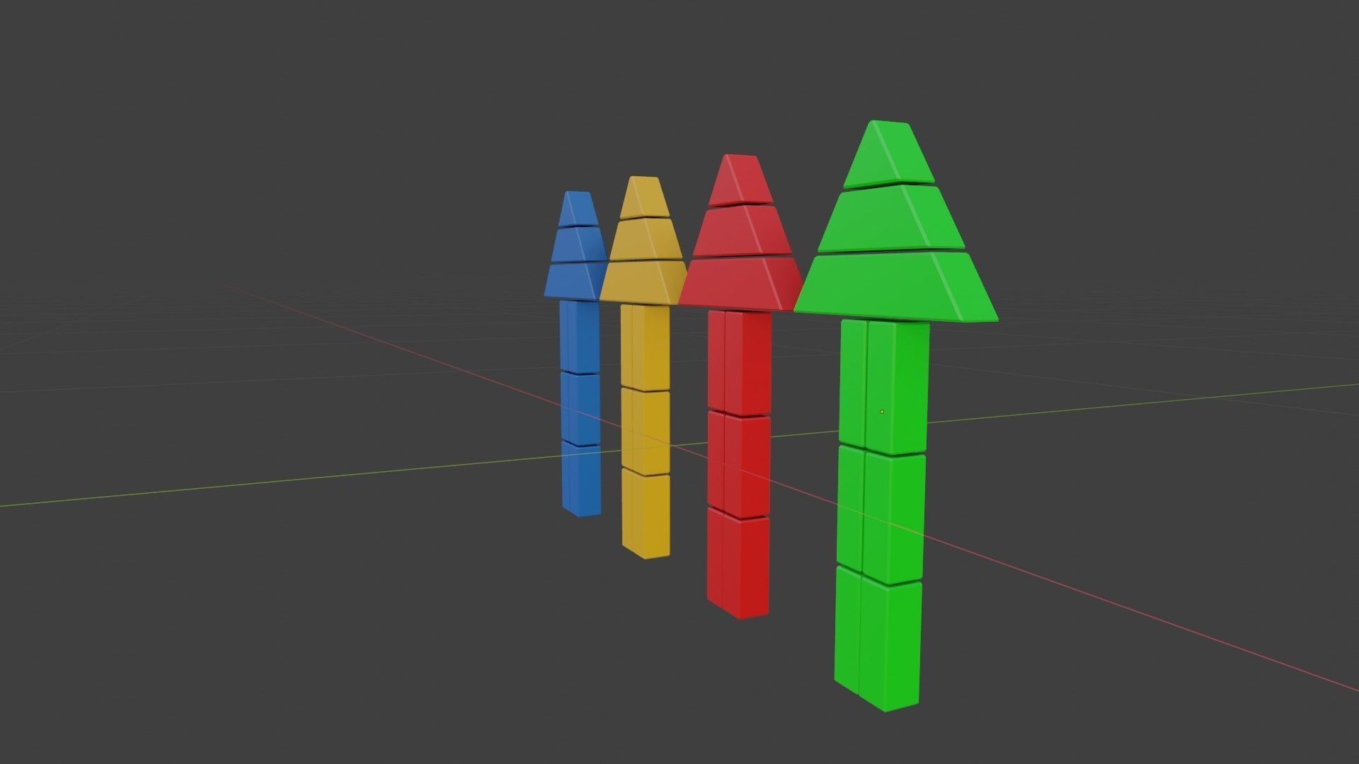 3D model Low poly arrow 52 VR / AR / low-poly | CGTrader