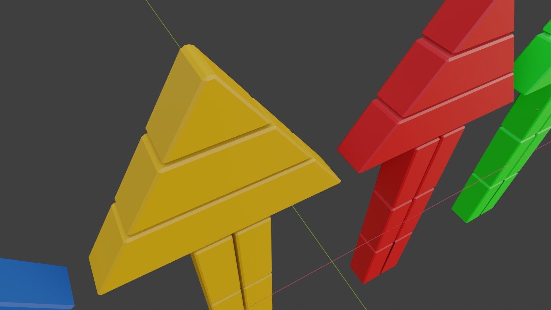 3D model Low poly arrow 52 VR / AR / low-poly | CGTrader