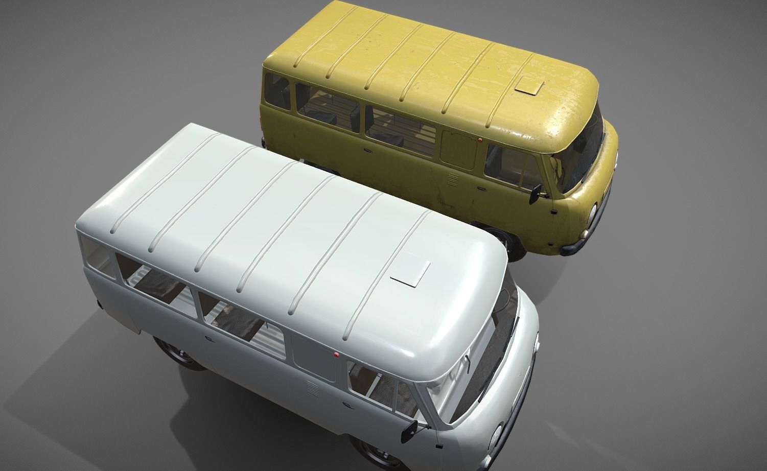 3D model Soviet era van low poly VR / AR / low-poly | CGTrader