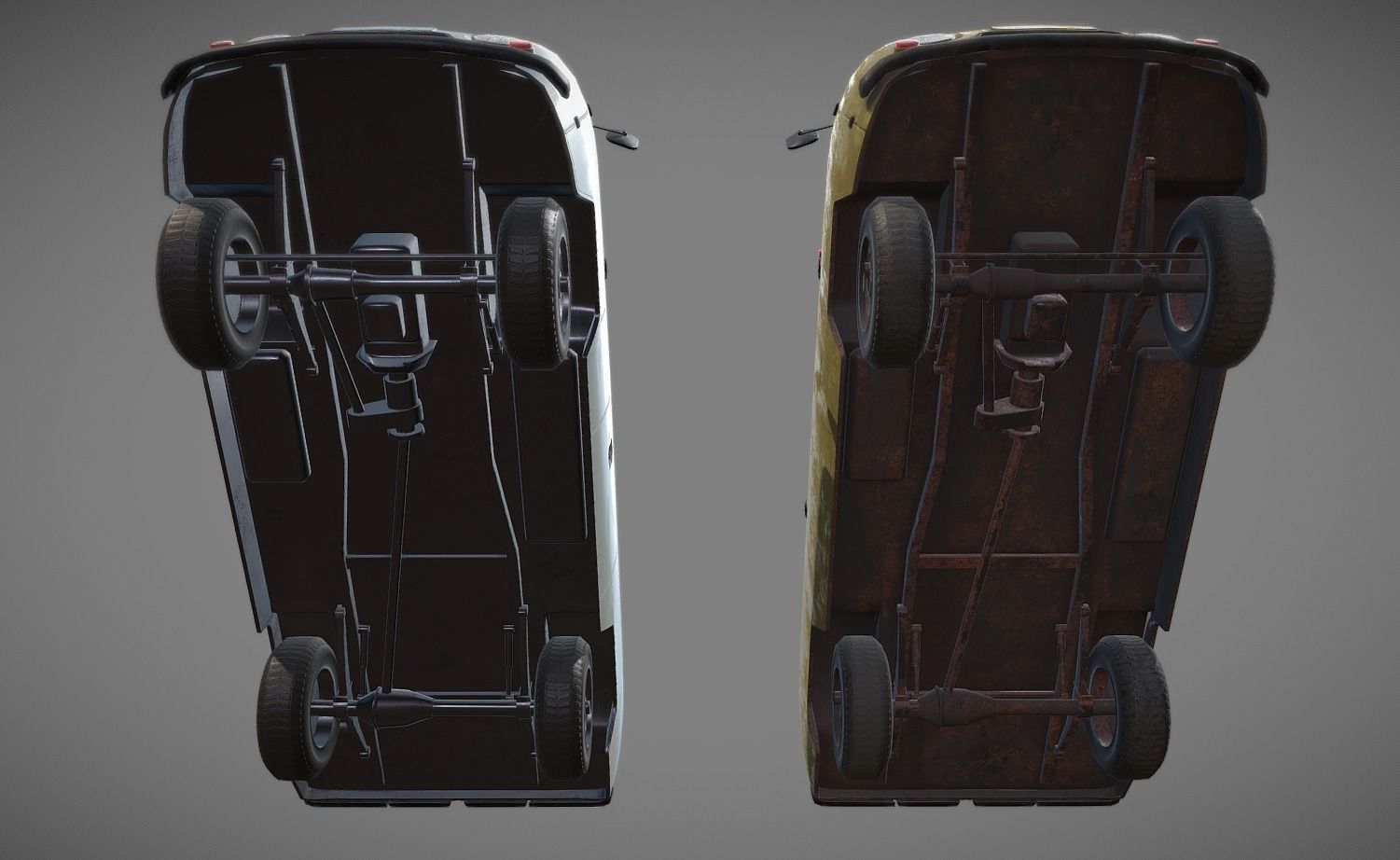 3D model Soviet era van low poly VR / AR / low-poly | CGTrader