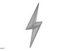Lightning symbol 3D model | CGTrader