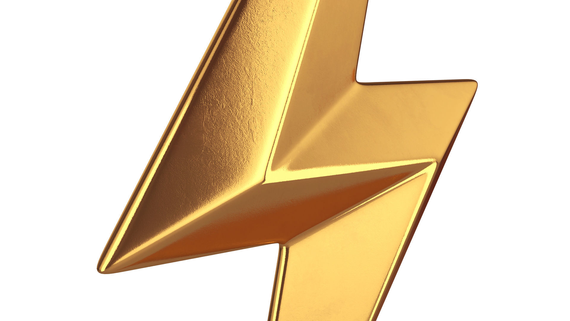 Lightning symbol 3D model | CGTrader