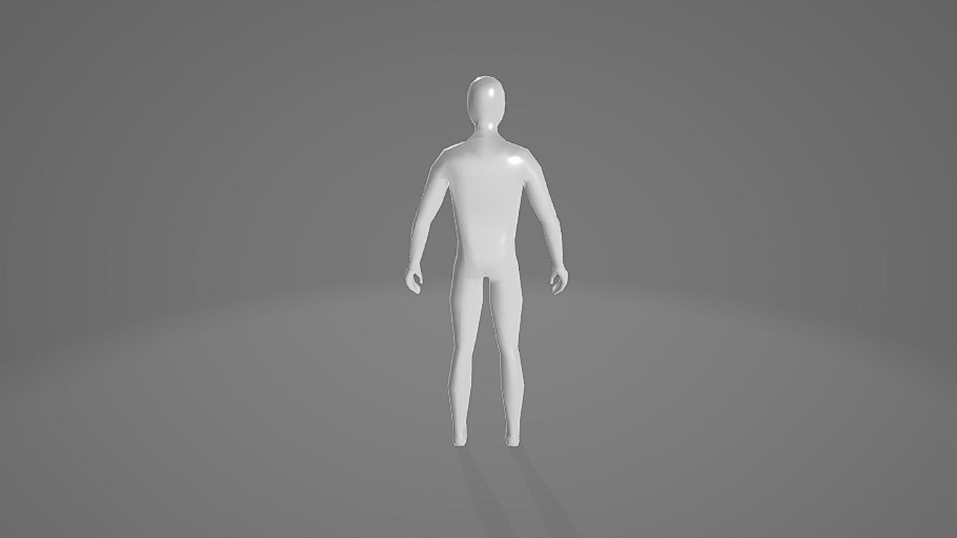 Low Poly Man free 3D model | CGTrader
