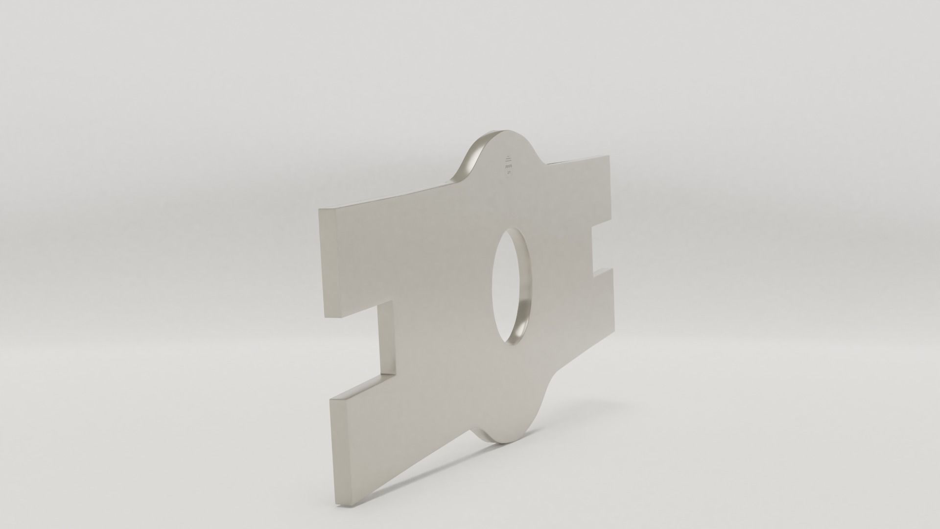Steel plate 3D model | CGTrader
