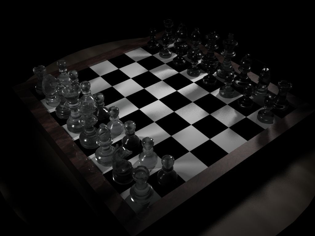 3D Chess Board stylized | CGTrader