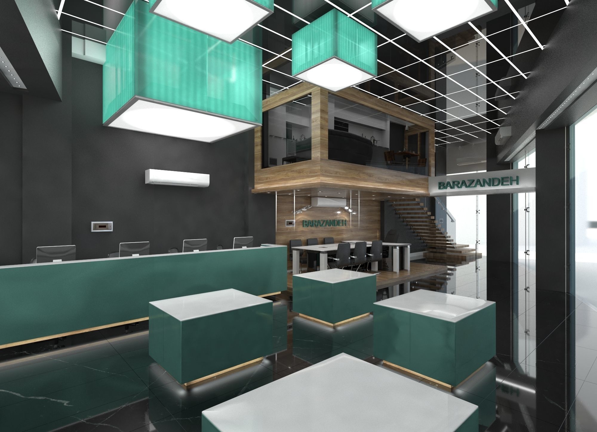 3D Interior design of store | CGTrader