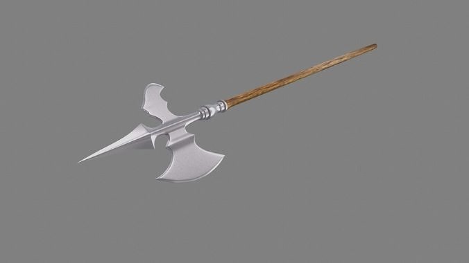Halberd axe 3D model | CGTrader