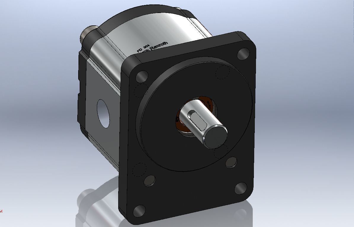 Hydraulic pump 3D model | CGTrader