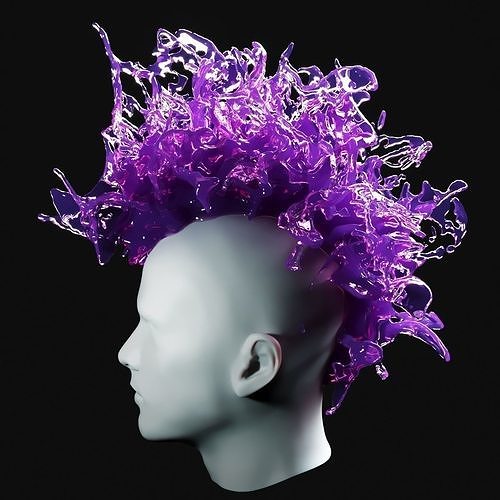 Punk Splash 6 3D model | CGTrader