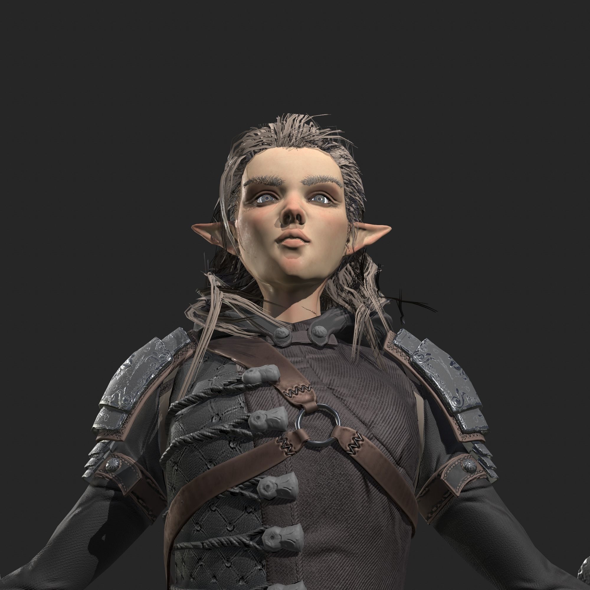 Elf Archer free VR / AR / low-poly 3D model | CGTrader