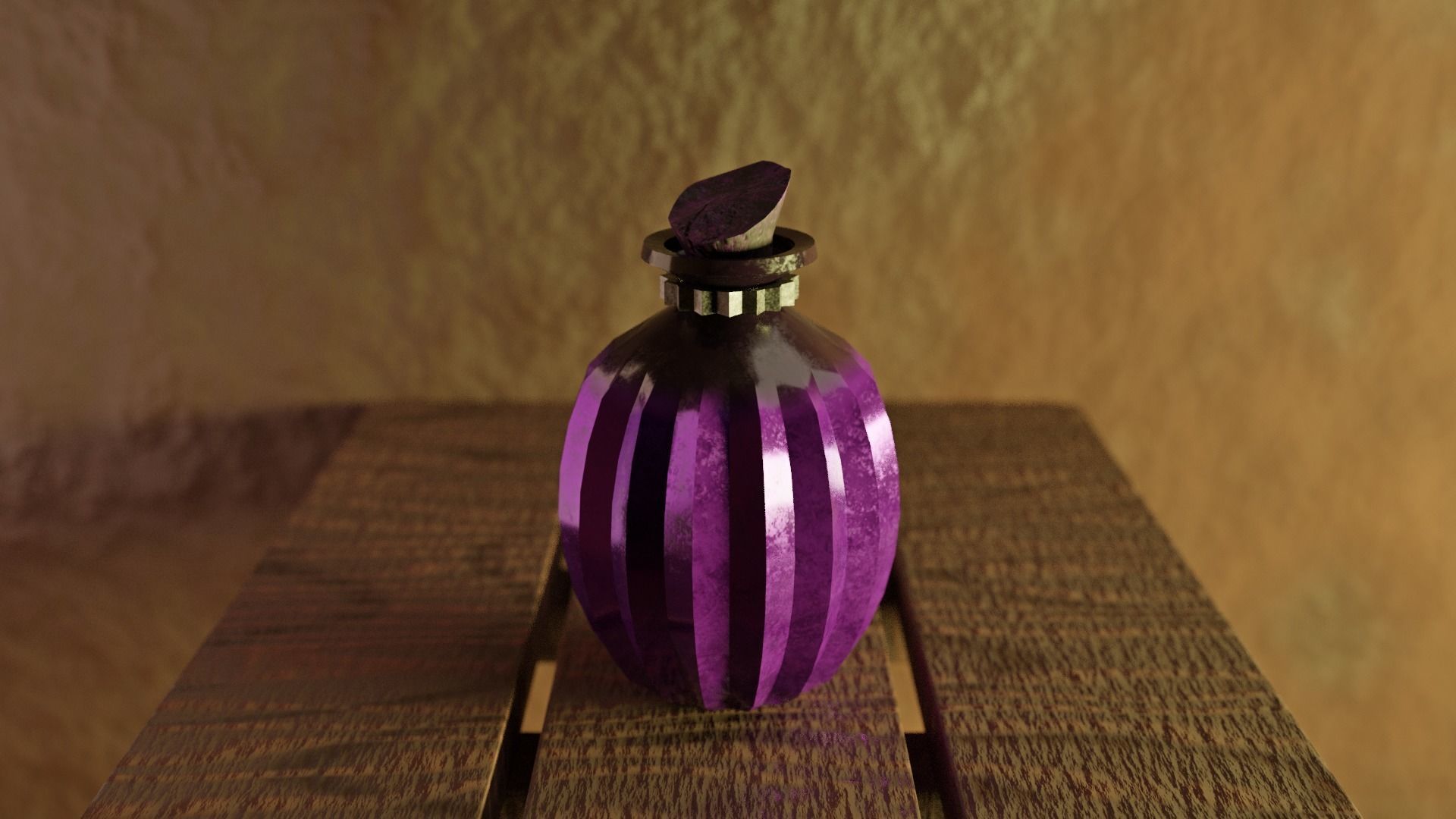 3D model Magic flasks VR / AR / low-poly | CGTrader