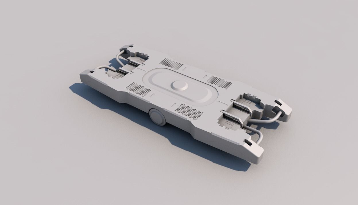 Sci-Fi Props Gadget Panel free 3D model | CGTrader