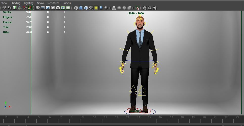 3D model Man Rigged And Animated Character VR / AR / low-poly rigged ...