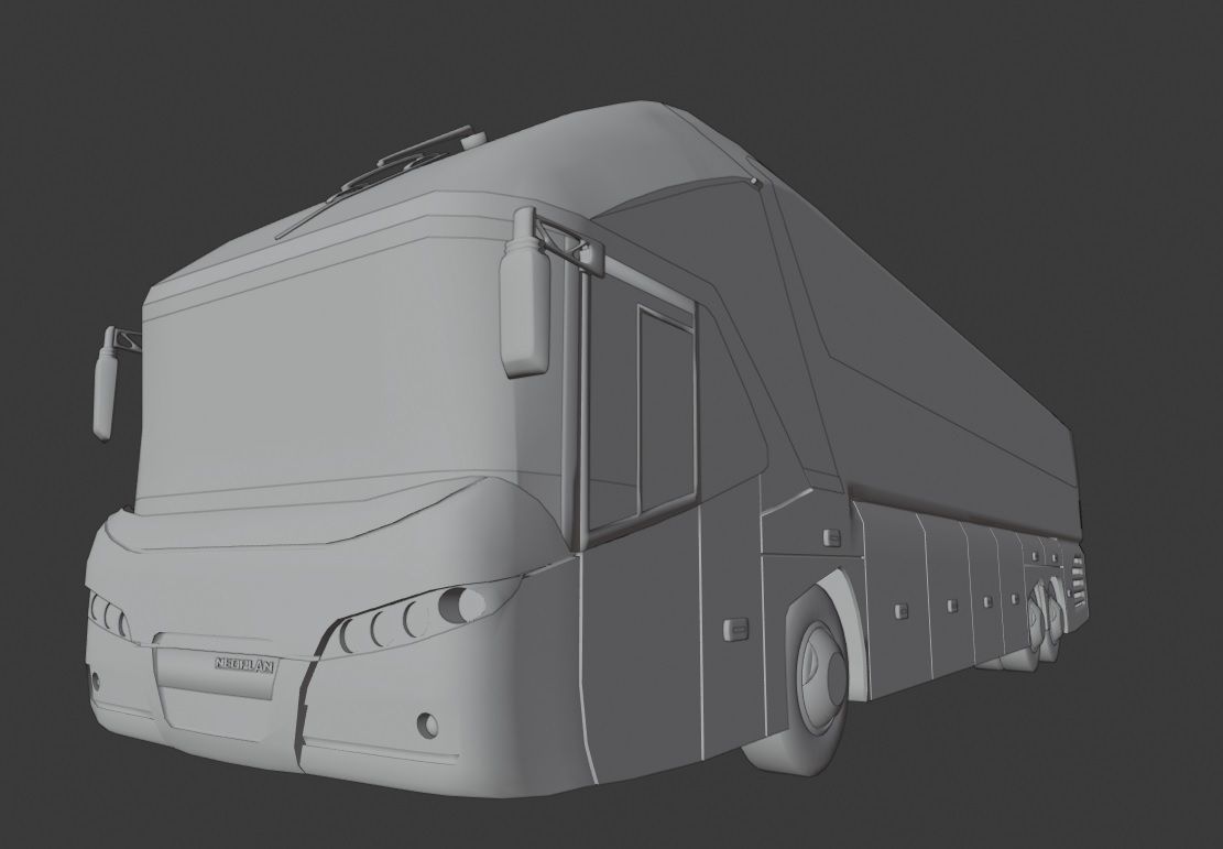 3D model Neoplan Starliner Bus VR / AR / low-poly | CGTrader