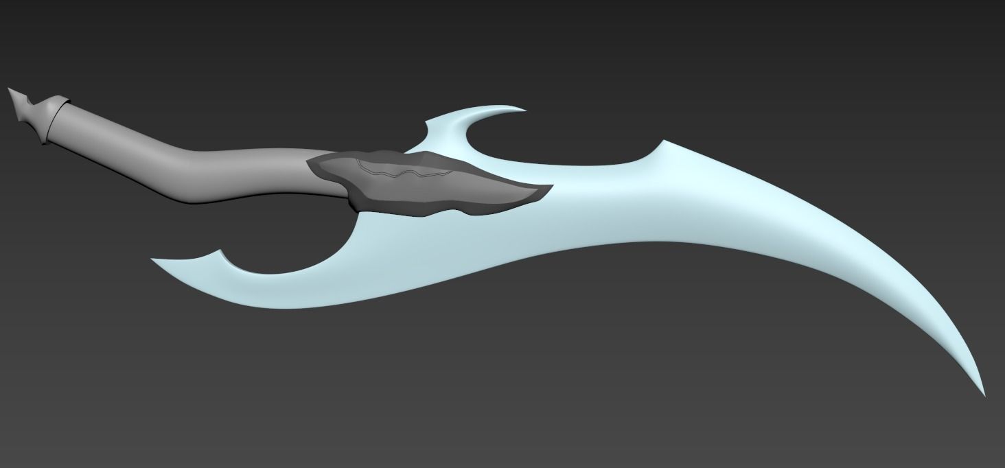 Baruka s Dagger of Sung Jin-Woo from Solo leveling webtoon 3D model 3D ...