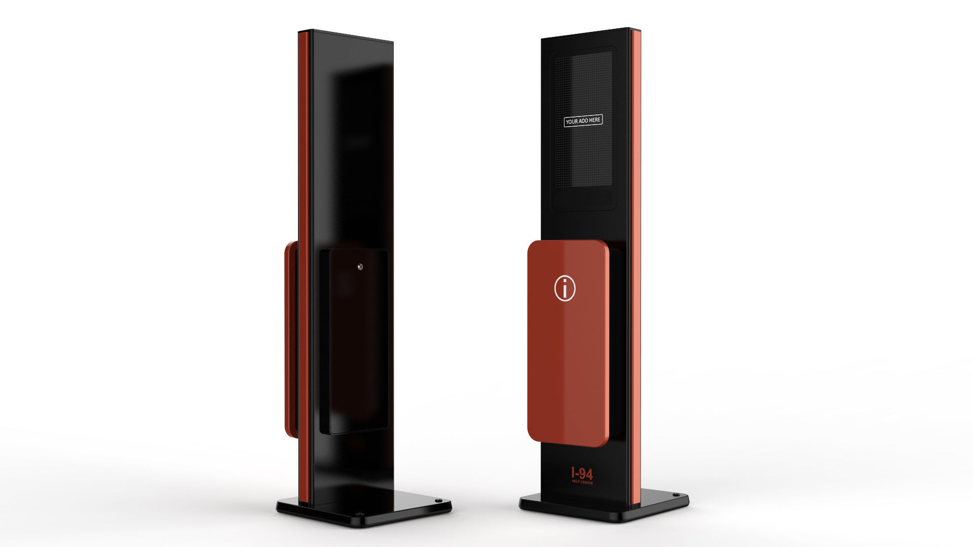 Ground Totem Self Service 05 3D model | CGTrader