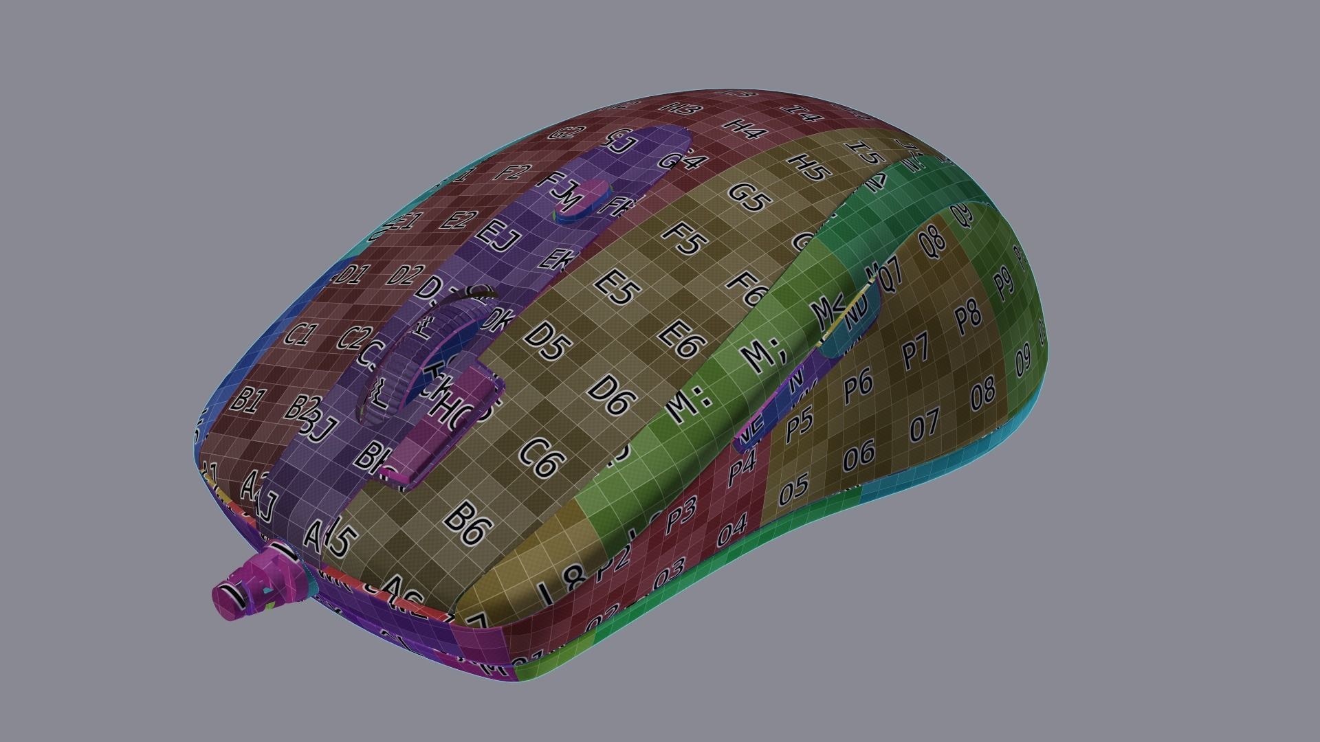 A4Tech X7 Mouse 3D model | CGTrader