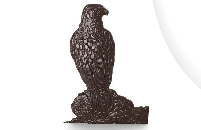 Falcon bas-relief CNC 3D model 3D printable | CGTrader