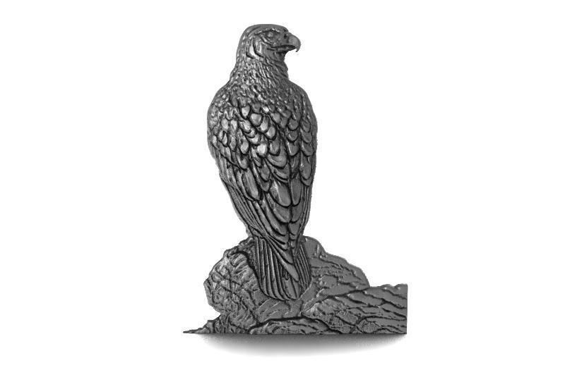 Falcon bas-relief CNC 3D model 3D printable | CGTrader