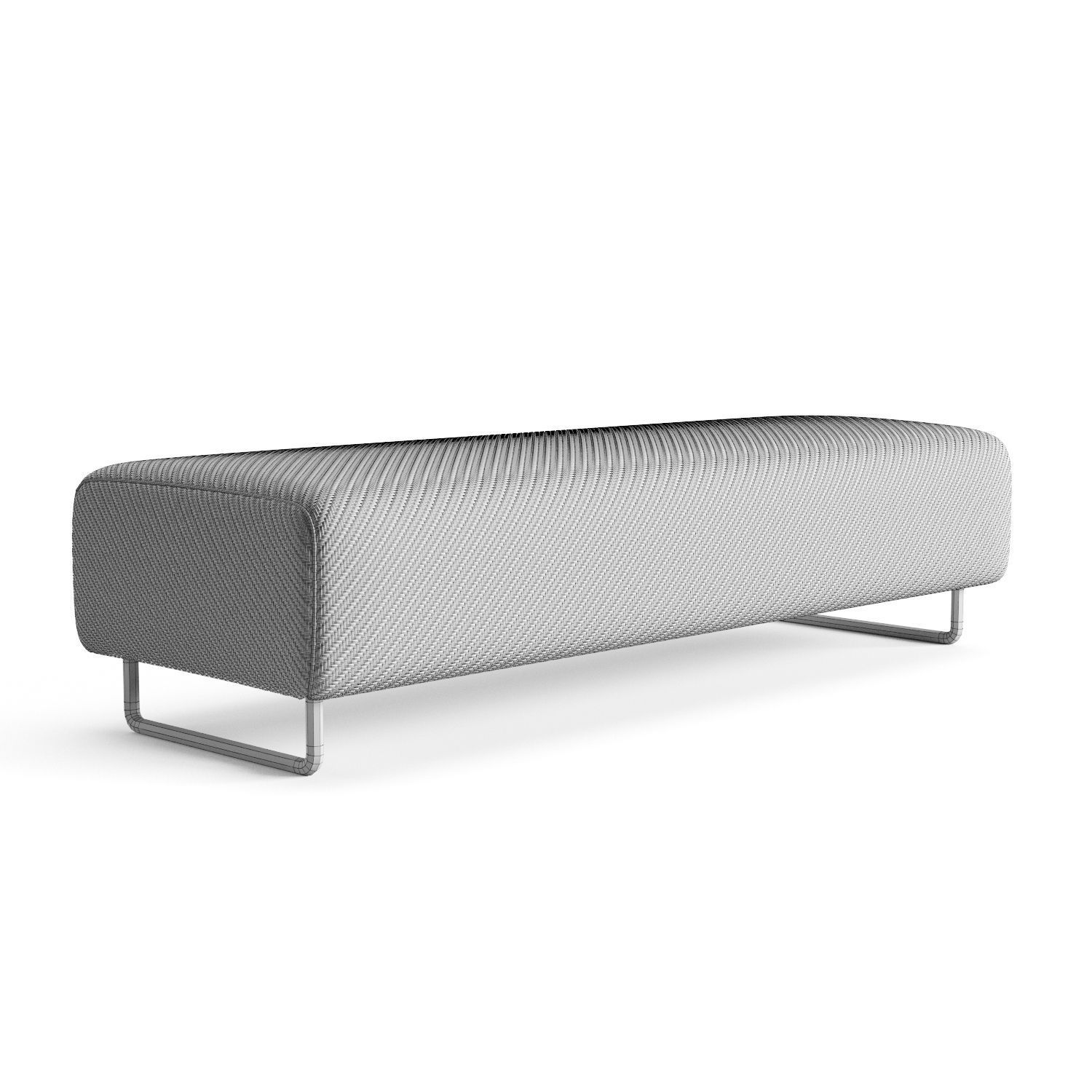 Minotti Sunray Luke Benches 3D model | CGTrader