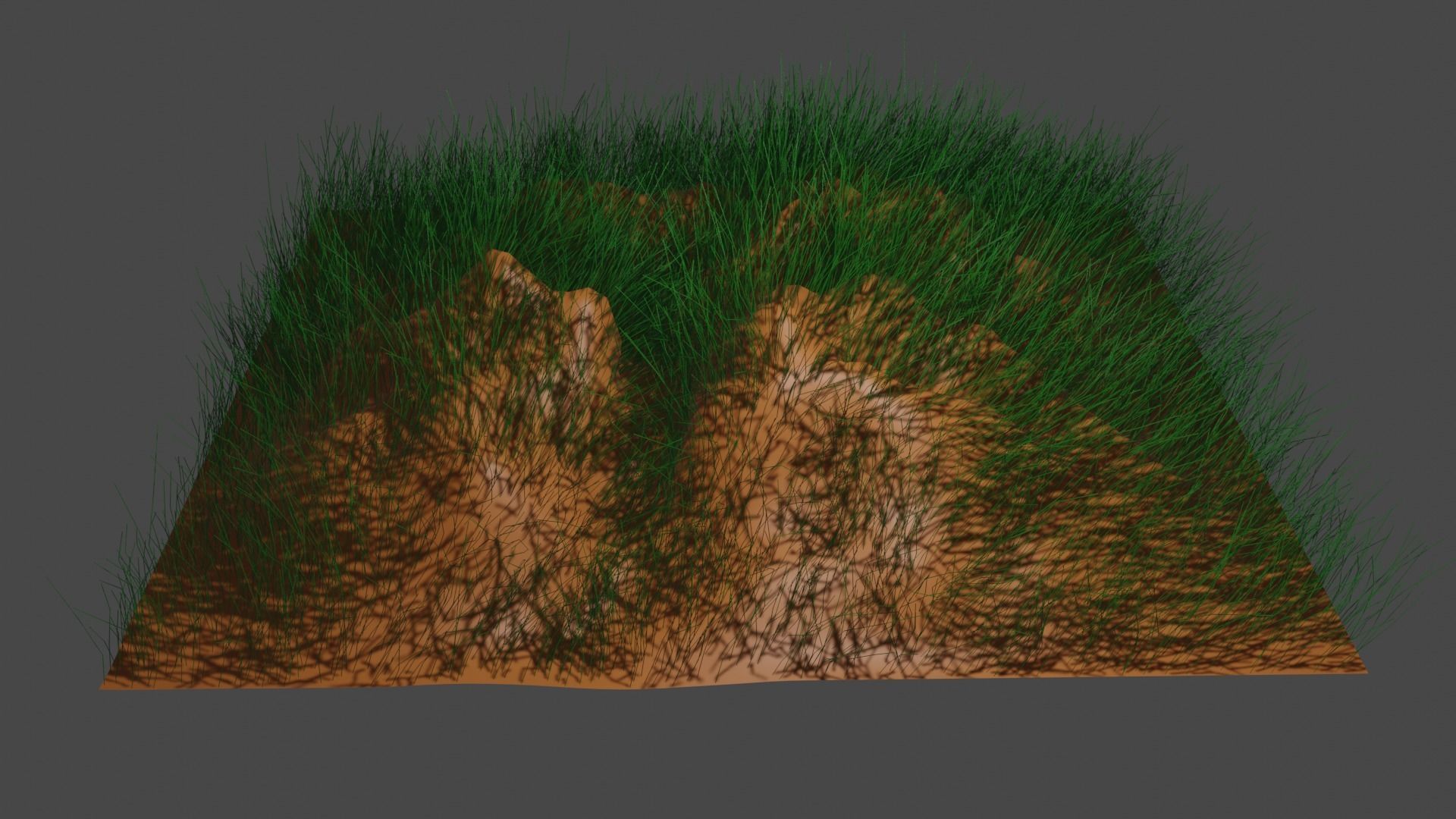 GRASS LANDSCAPE WITH WIND FLOW ANIMATION 3D model | CGTrader
