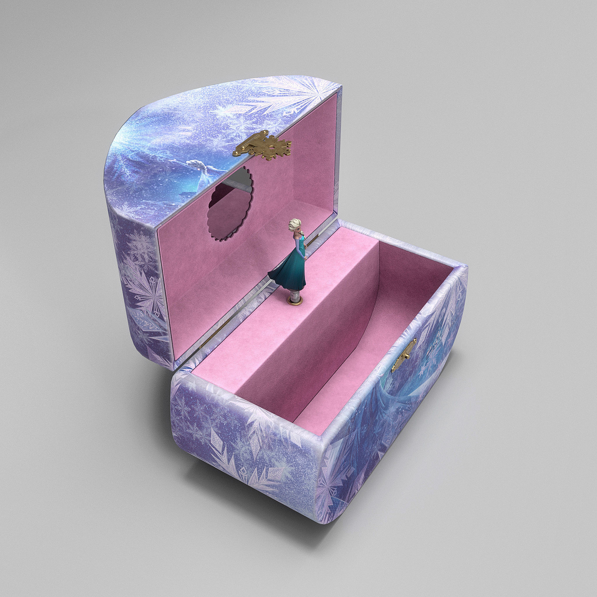 3D model Frozen Elsa Musicbox VR / AR / low-poly | CGTrader