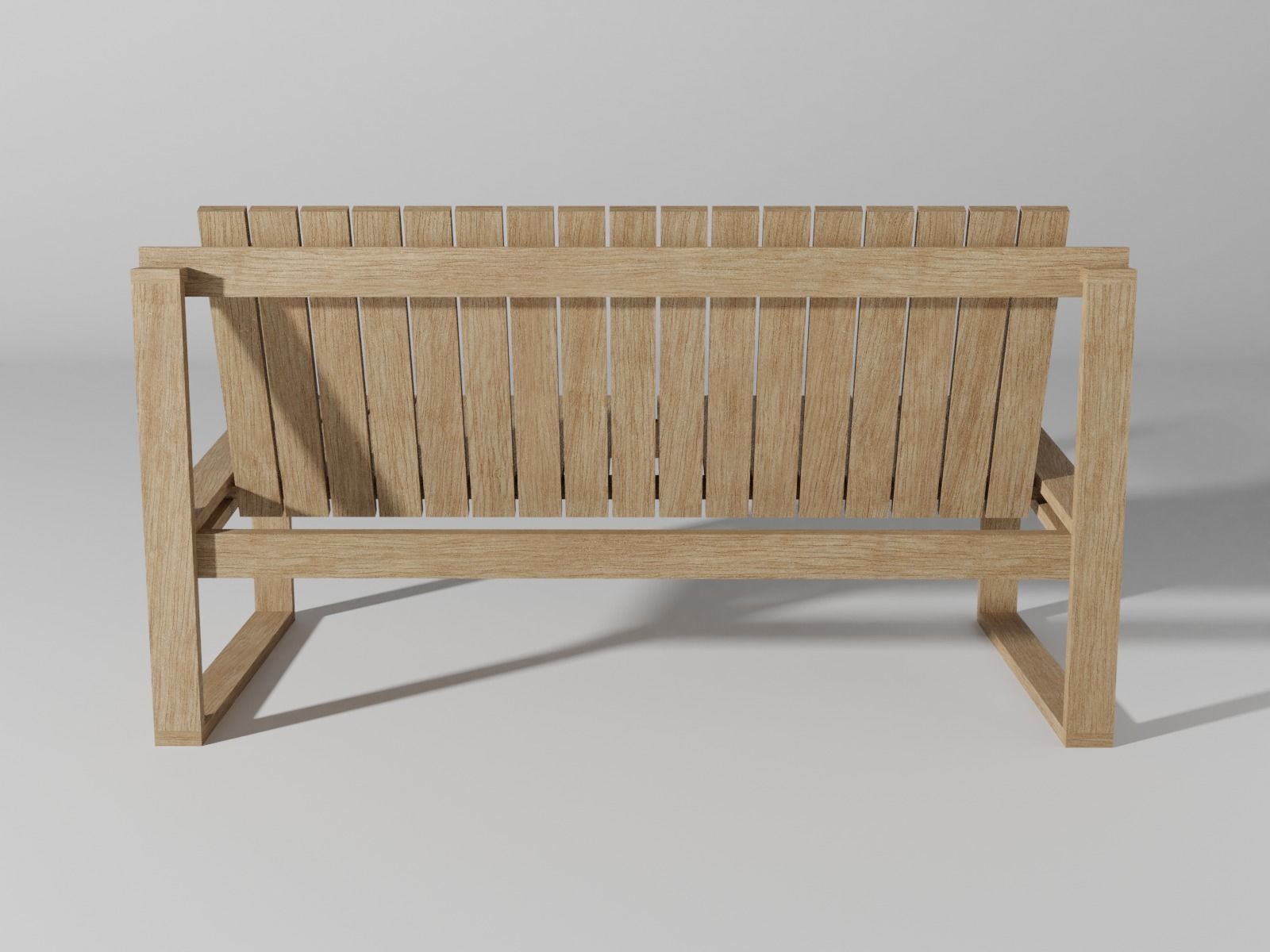 3D model BK12 lounge bench VR / AR / low-poly | CGTrader
