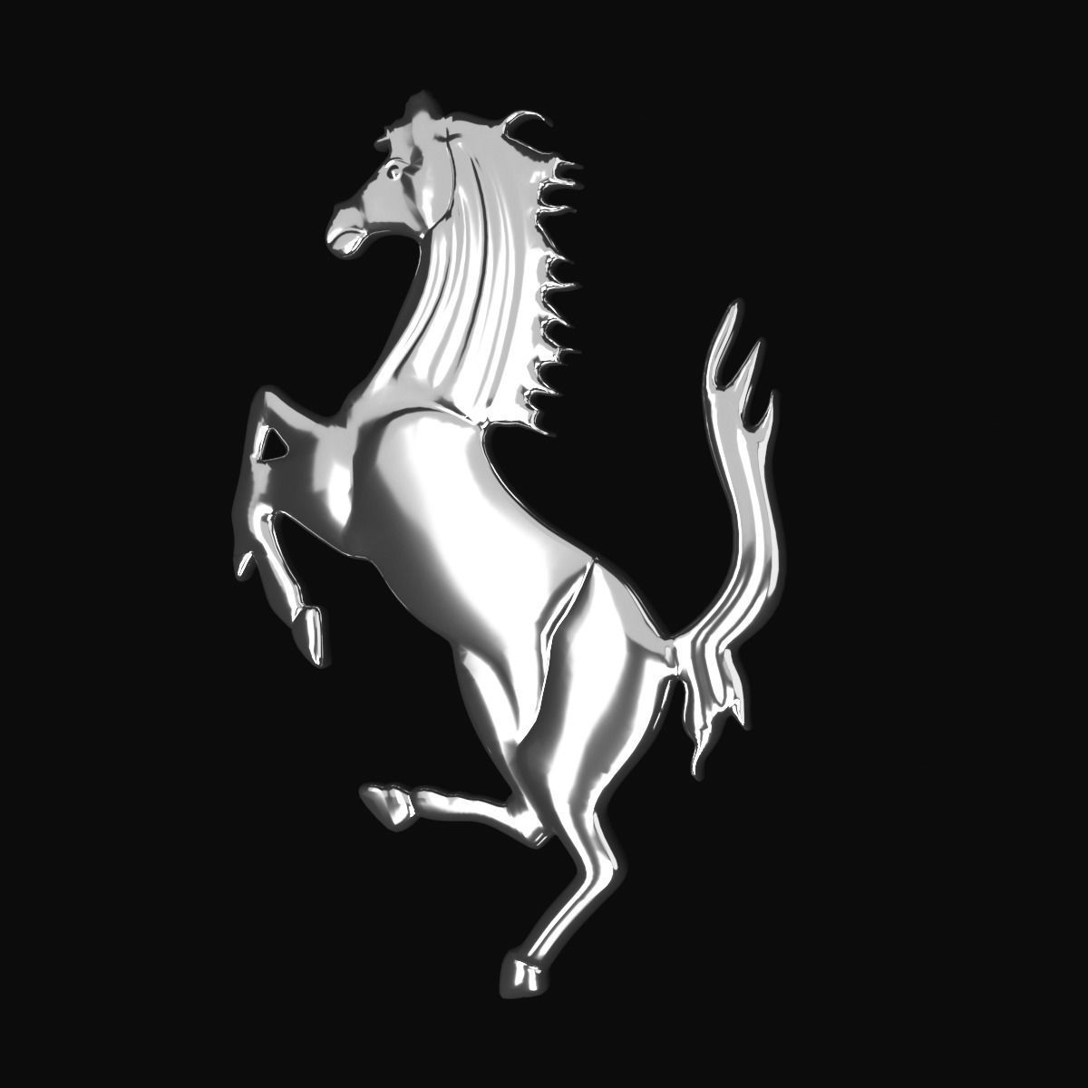 Ferrari Logo 3D model | CGTrader