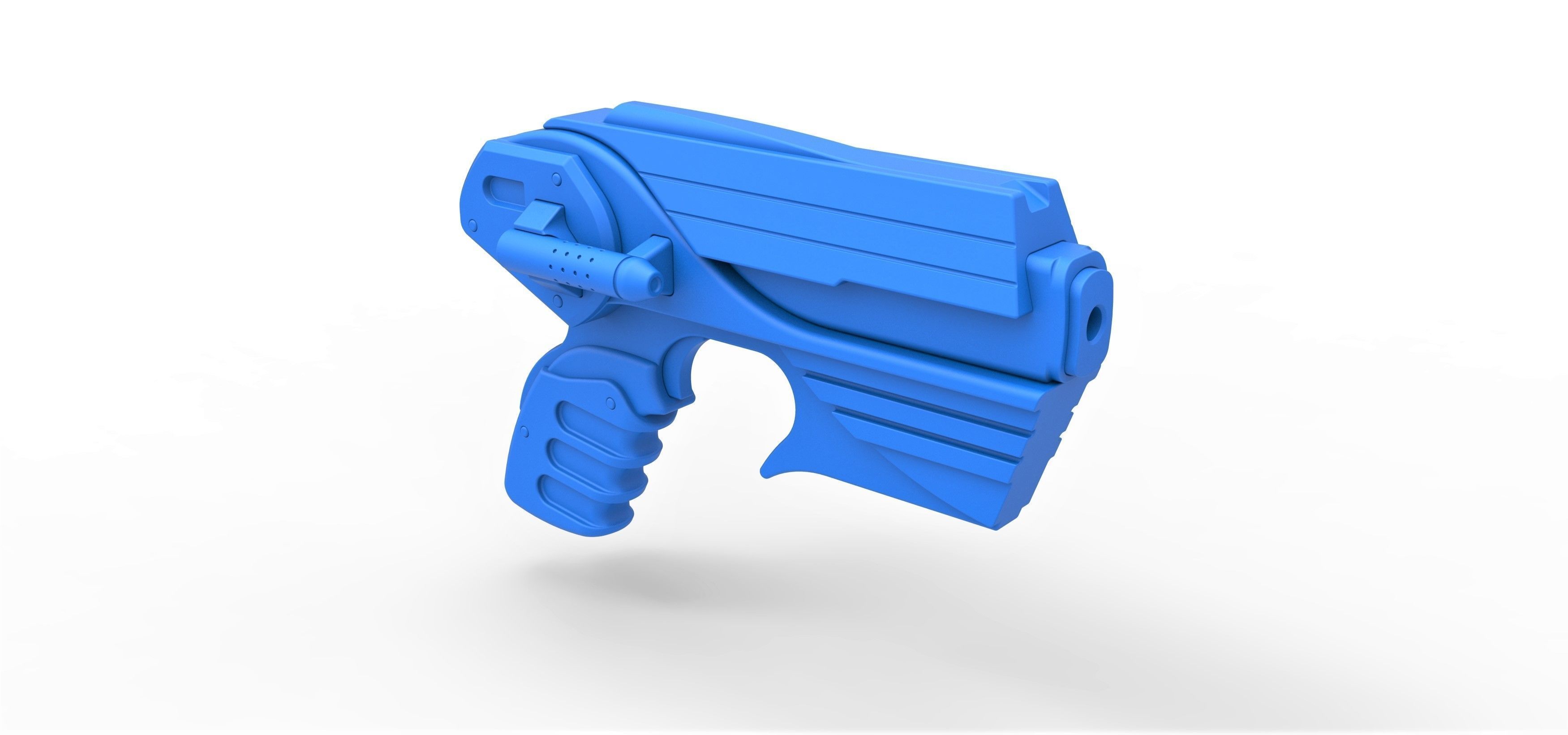 Peacekeeper Pulse Blaster Pistol from Farscape TV series 3D model ...