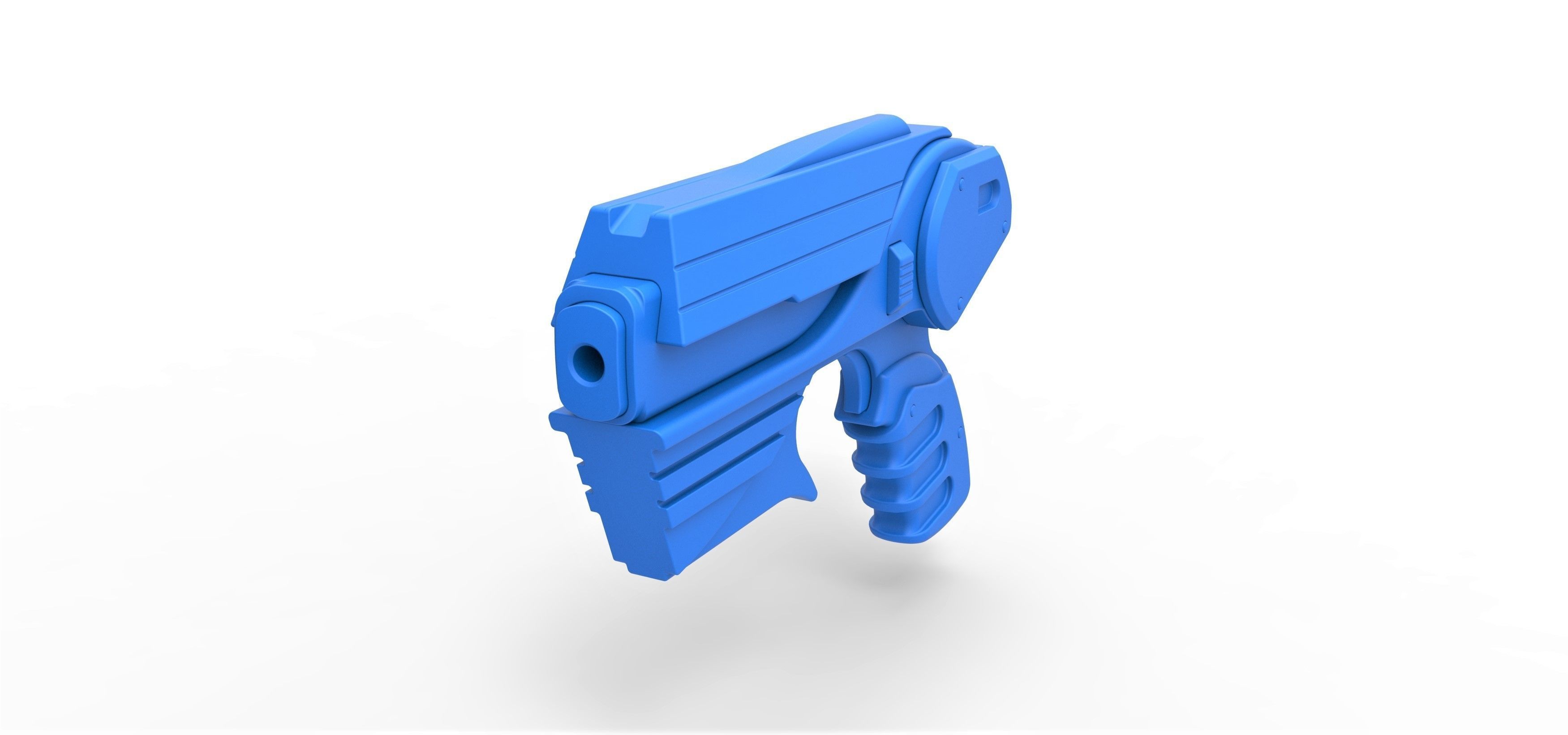 Peacekeeper Pulse Blaster Pistol from Farscape TV series 3D model ...