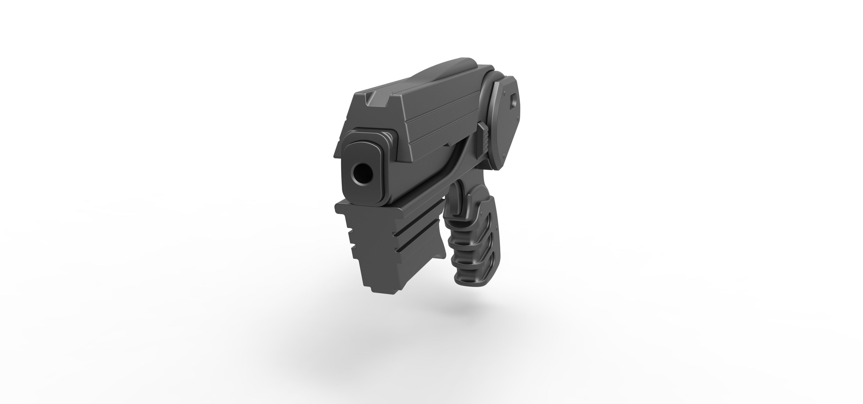 Peacekeeper Pulse Blaster Pistol from Farscape TV series 3D model ...
