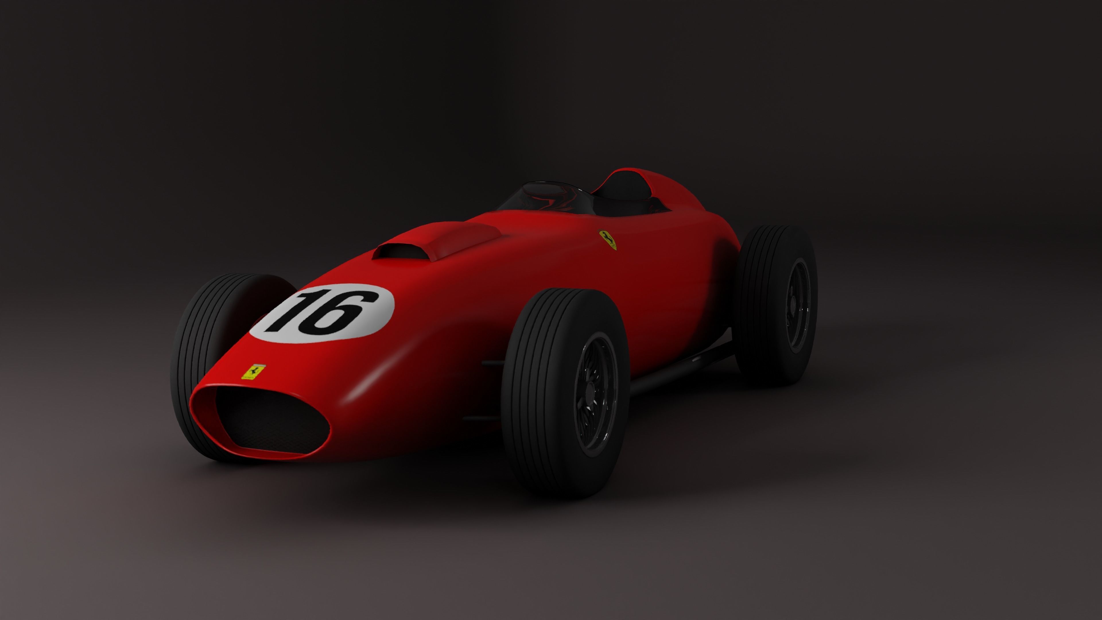 1959 Ferrari 256 F1 free 3D model | CGTrader