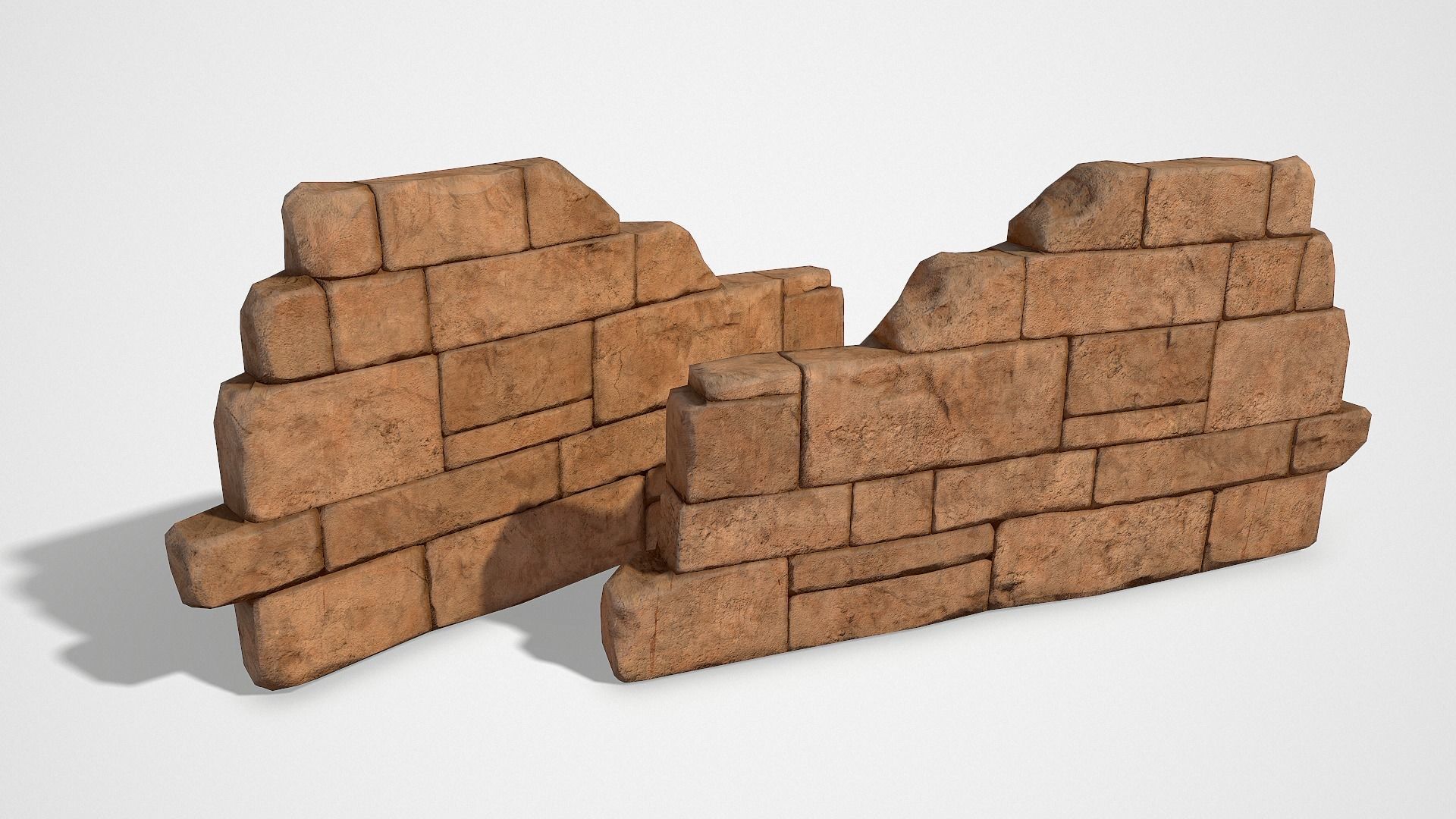 3D asset Stone Barricade | CGTrader