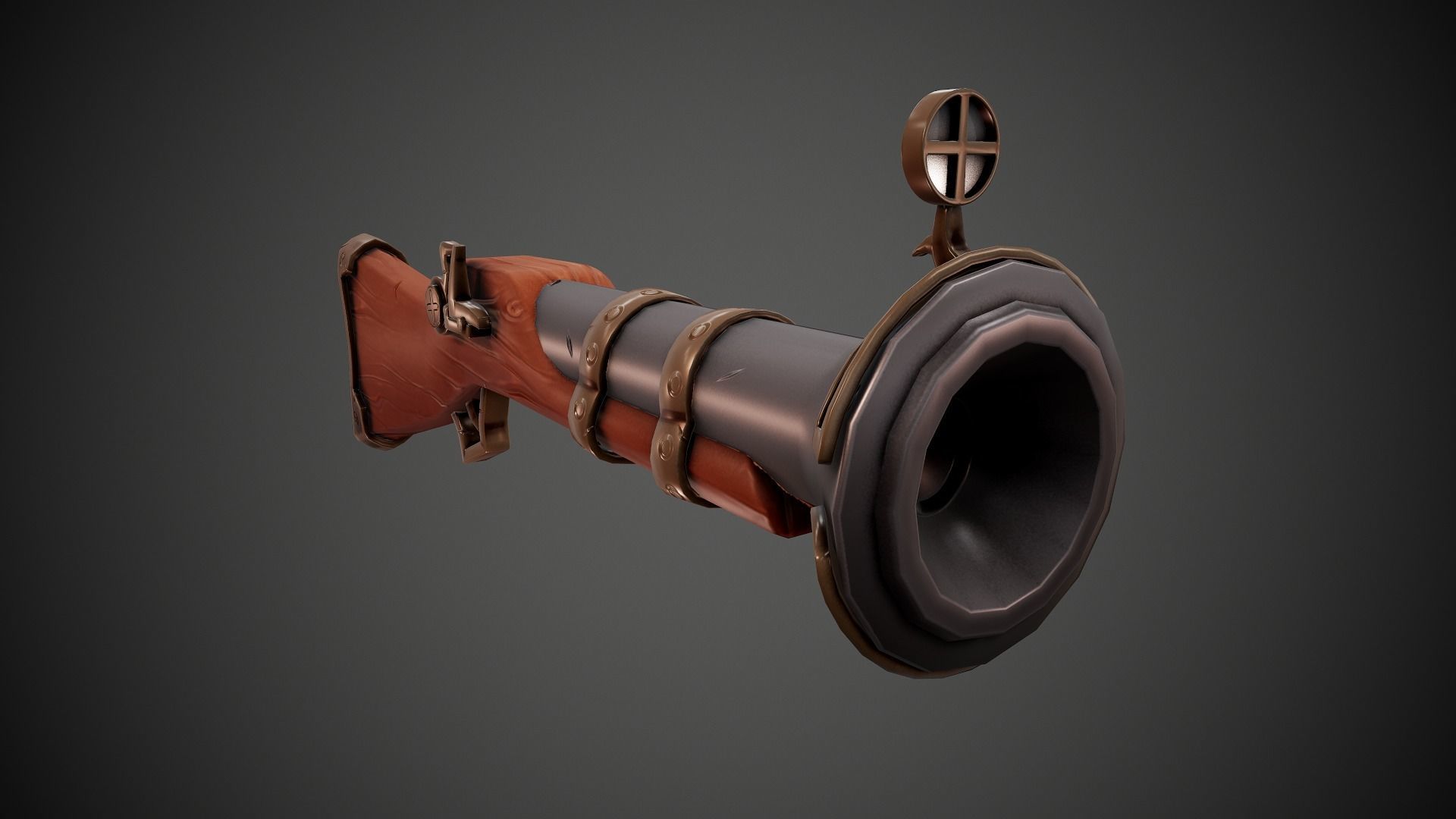 3D model Stylized Gun - Tutorial Included VR / AR / low-poly | CGTrader