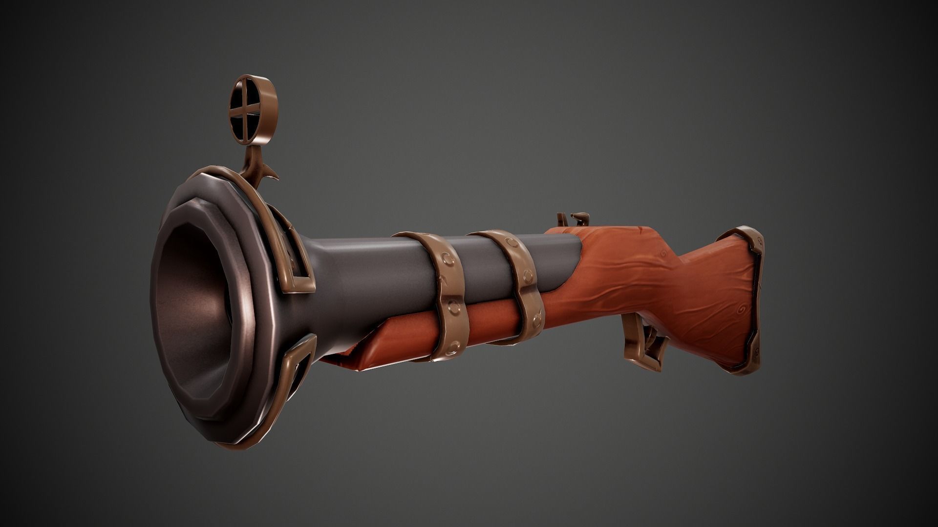 3D model Stylized Gun - Tutorial Included VR / AR / low-poly | CGTrader