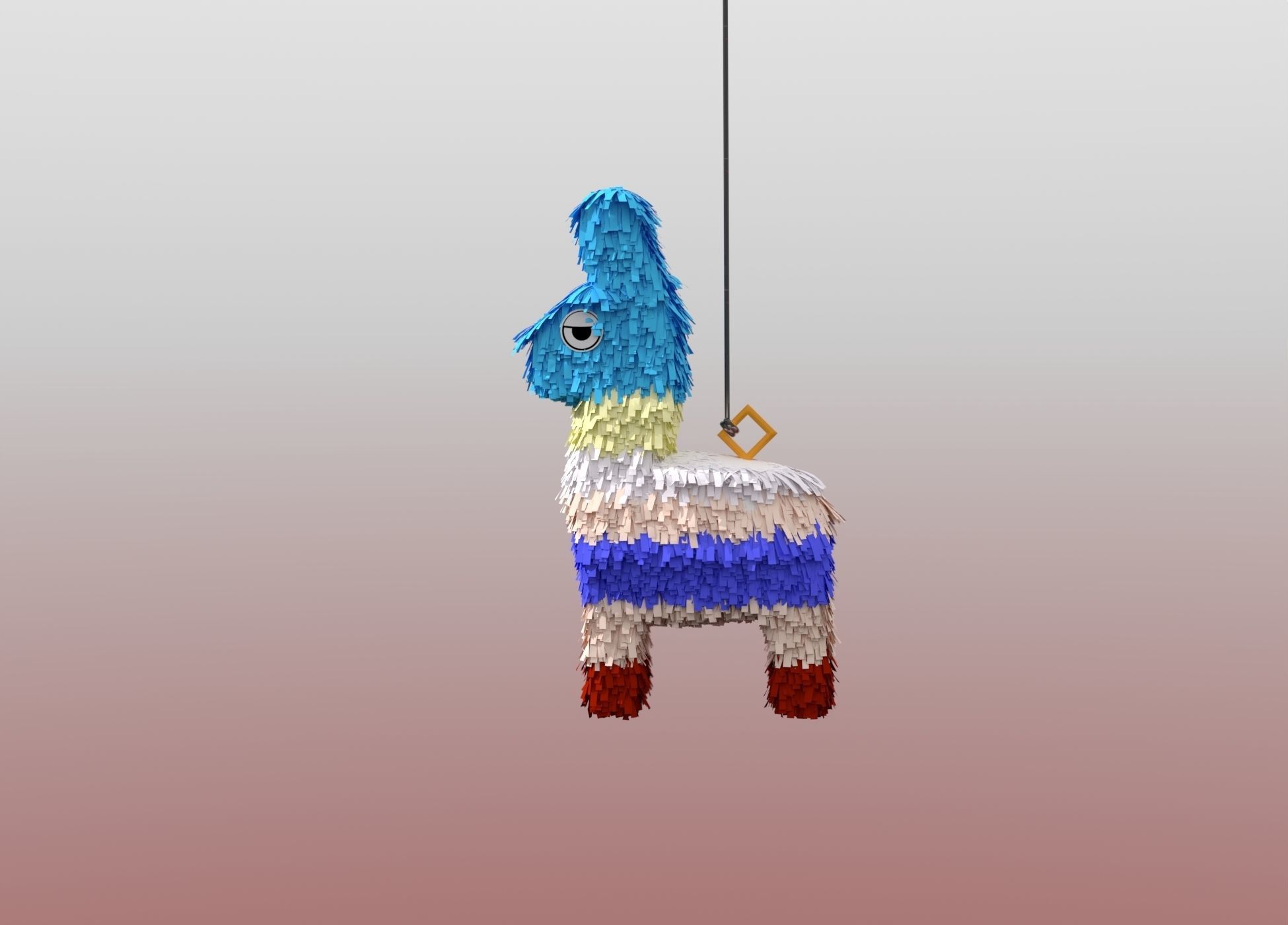 Pinata LLama 3D model | CGTrader