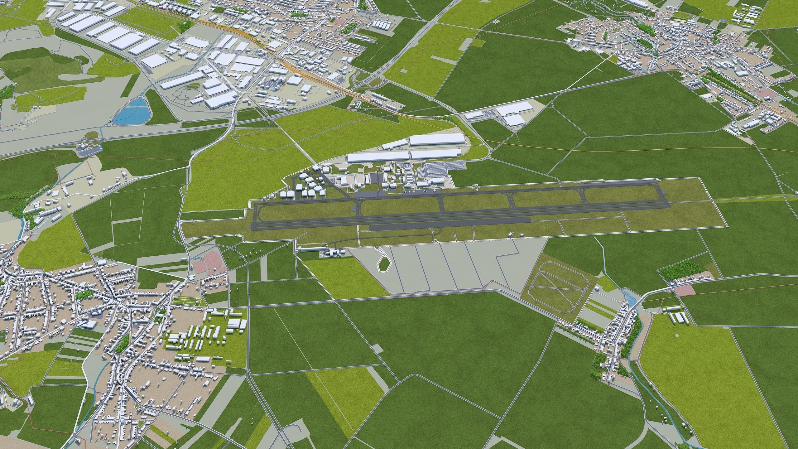 3D model Brno Czech Republic 40km VR / AR / low-poly | CGTrader