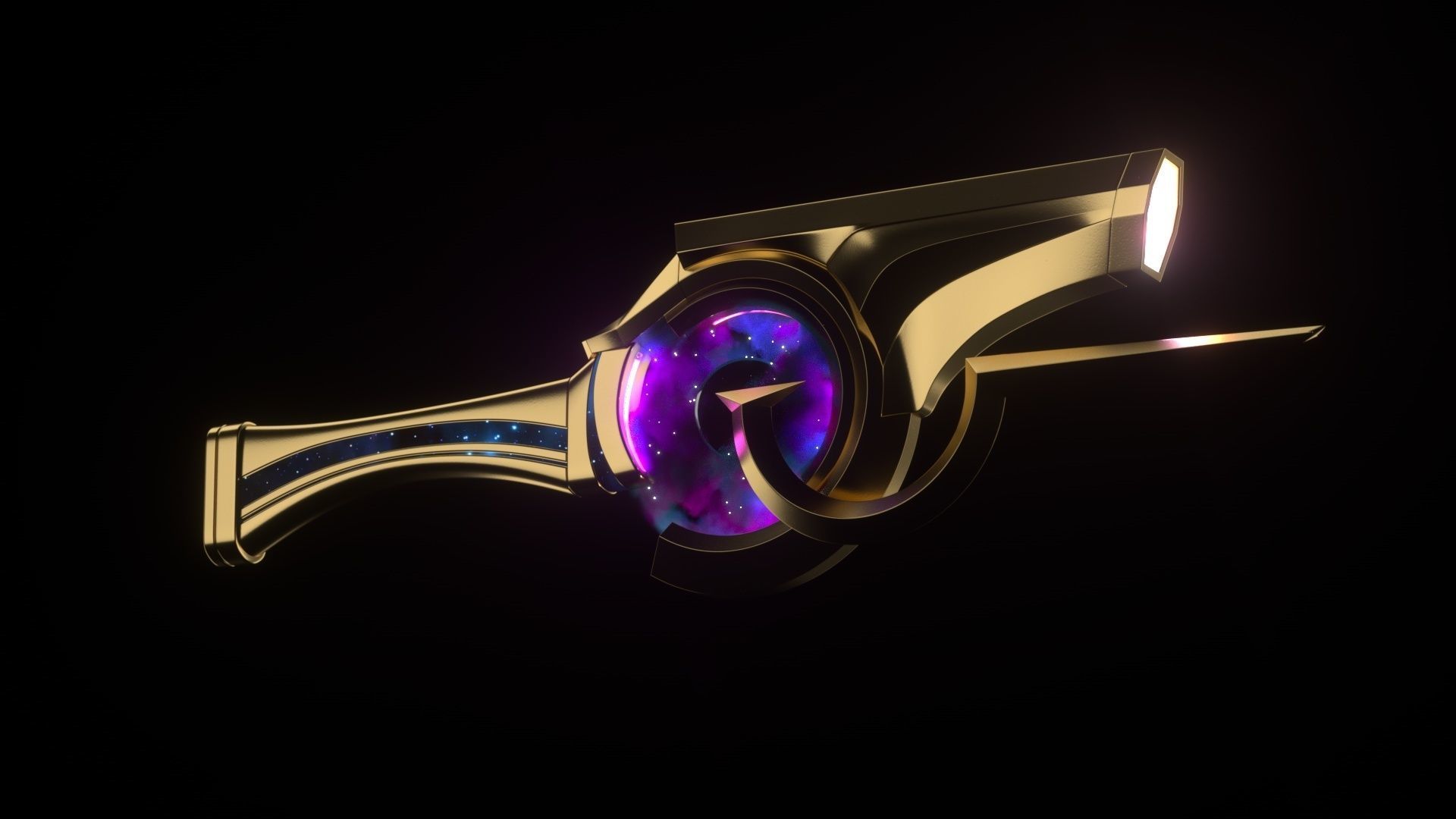 Cosmic Gun 3D model | CGTrader