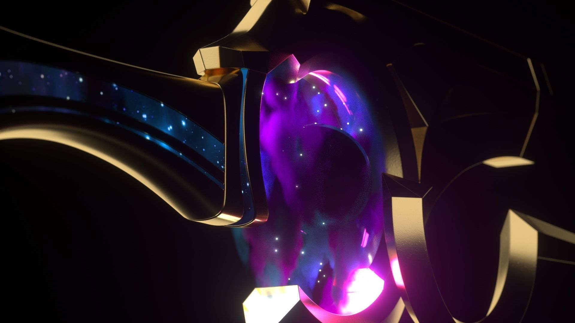 Cosmic Gun 3D model | CGTrader