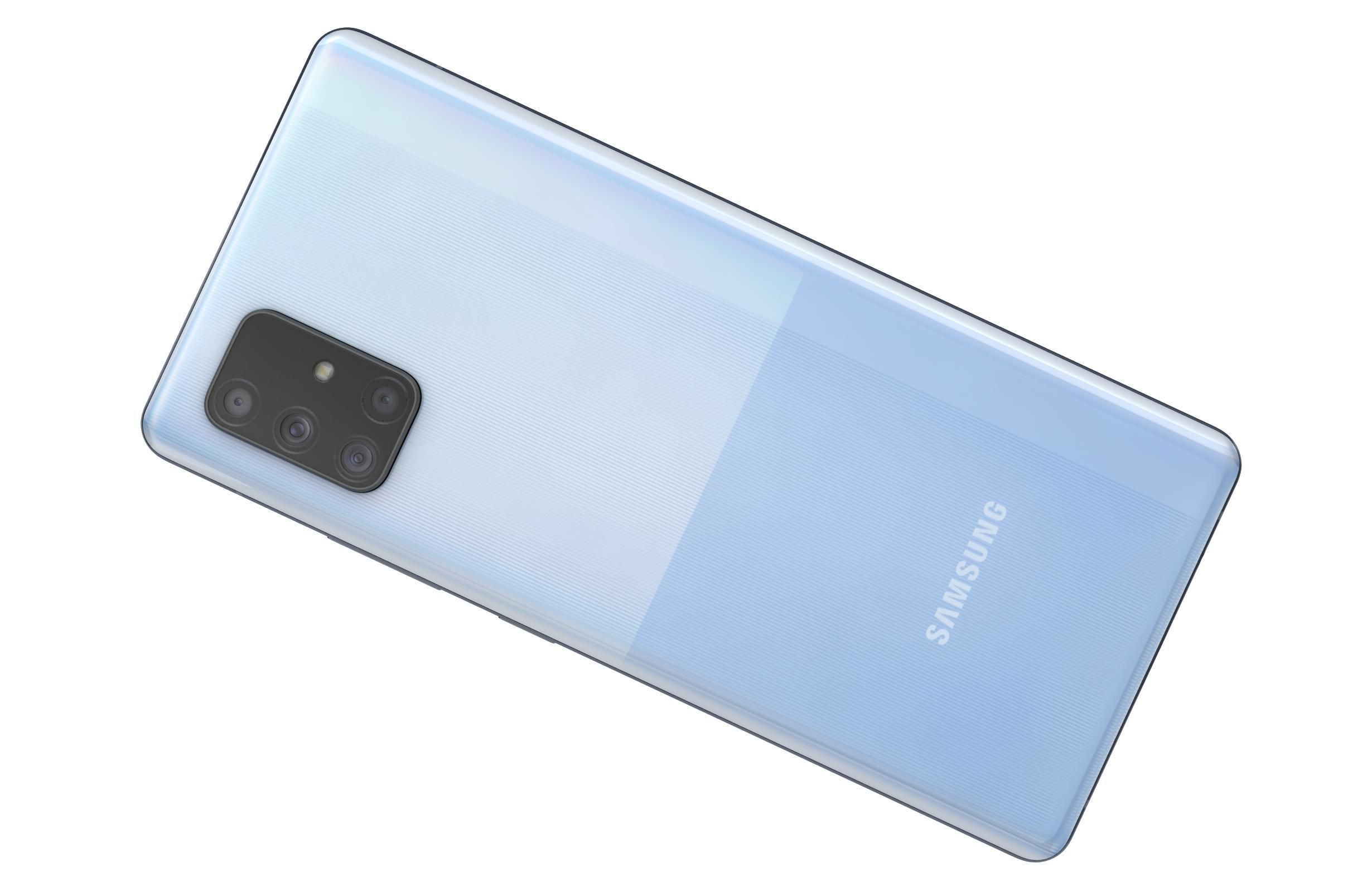 Samsung Galaxy A71 5G Blue 3D model | CGTrader